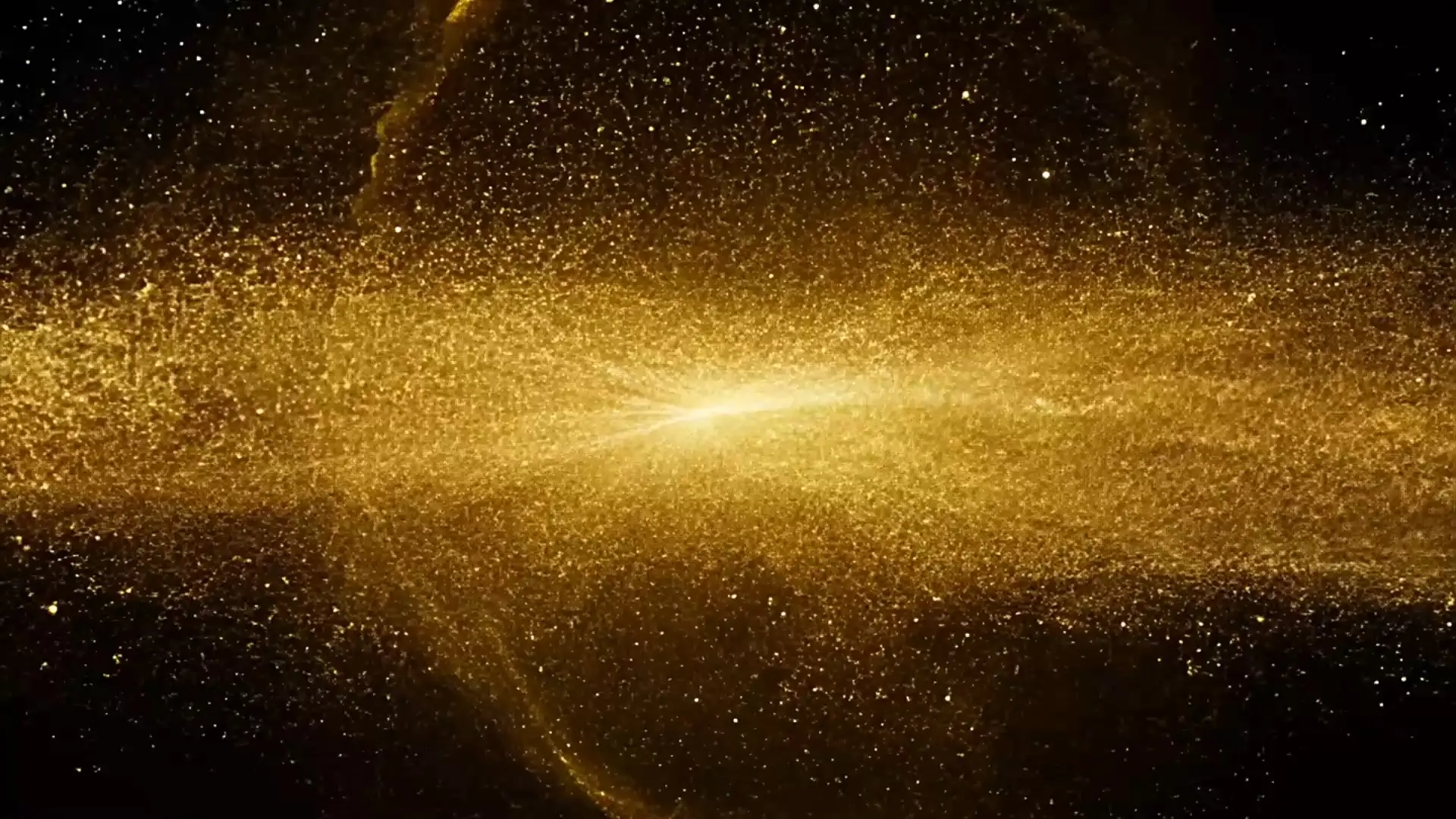 Golden Particle Flow Overlay For Exclusive Event Projects Videos